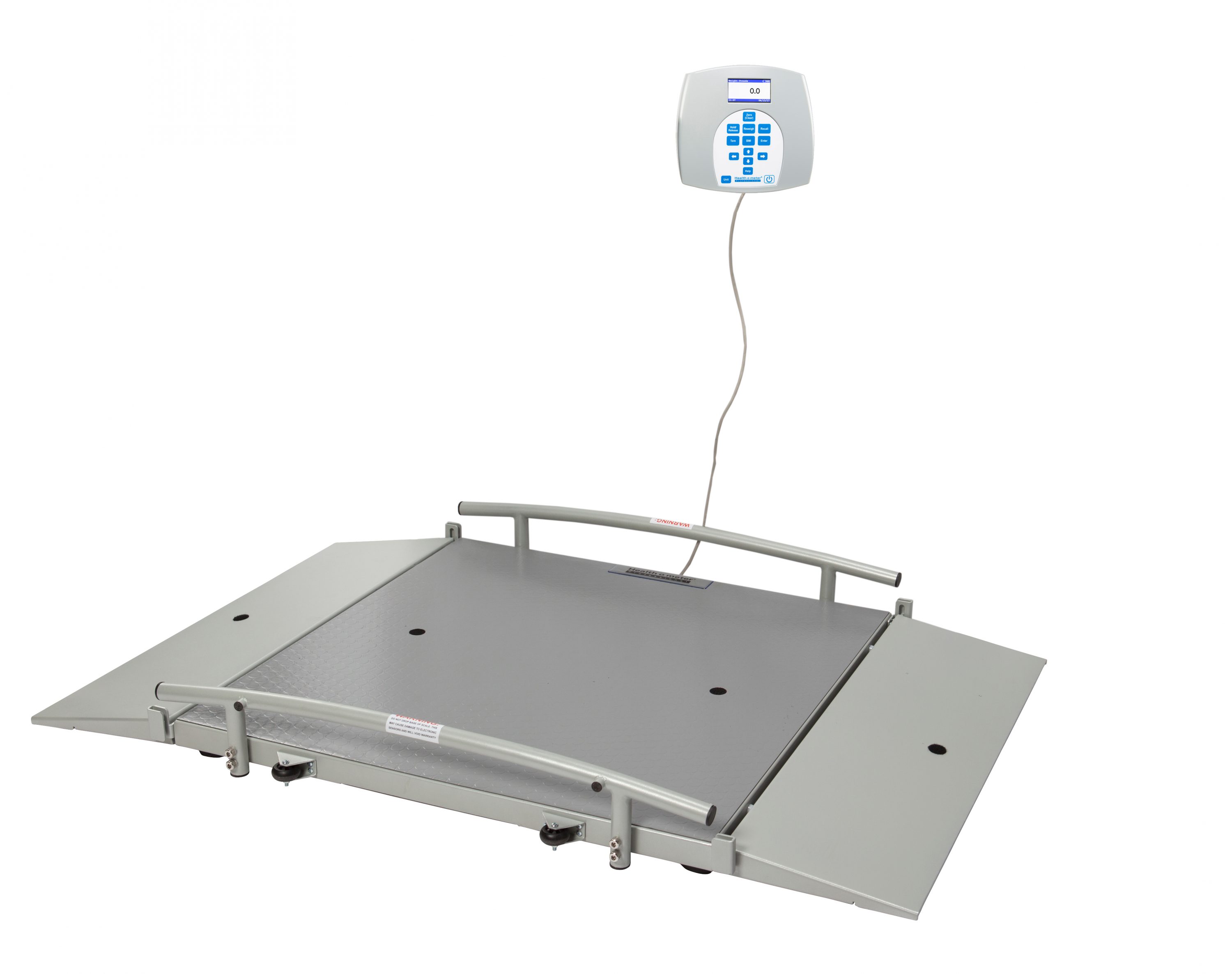 Digital Wheelchair Dual Ramp Scale with Remote Display | Health o meter®